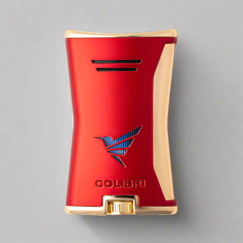 Colibri - Slim Lighter (Red & Gold)